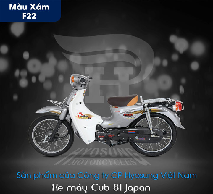 Cub 81 Japan Hyosung Màu Xám – Siêu thị xe Quang Thanh